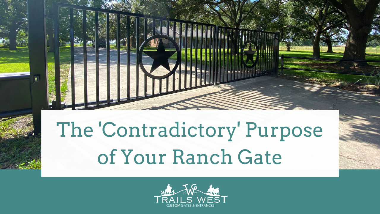 Ranch Gates in Texas | Custom Ranch Entrance Gates & Auto.
