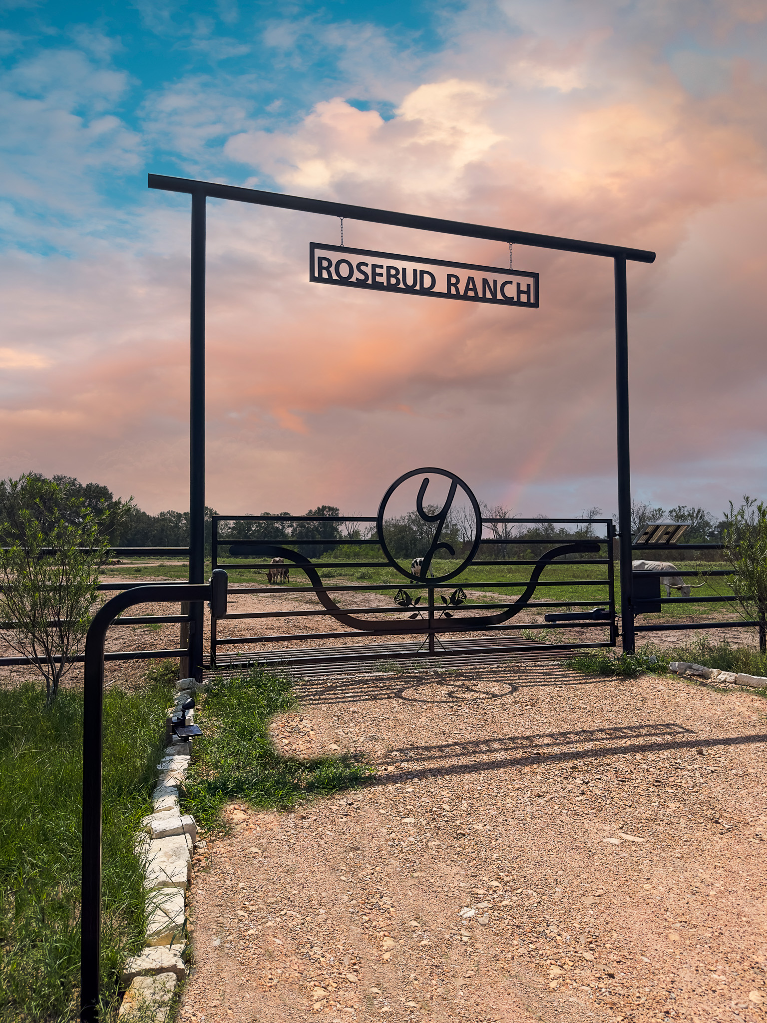 Custom Driveway Gates in Texas | Trails West Gate Company